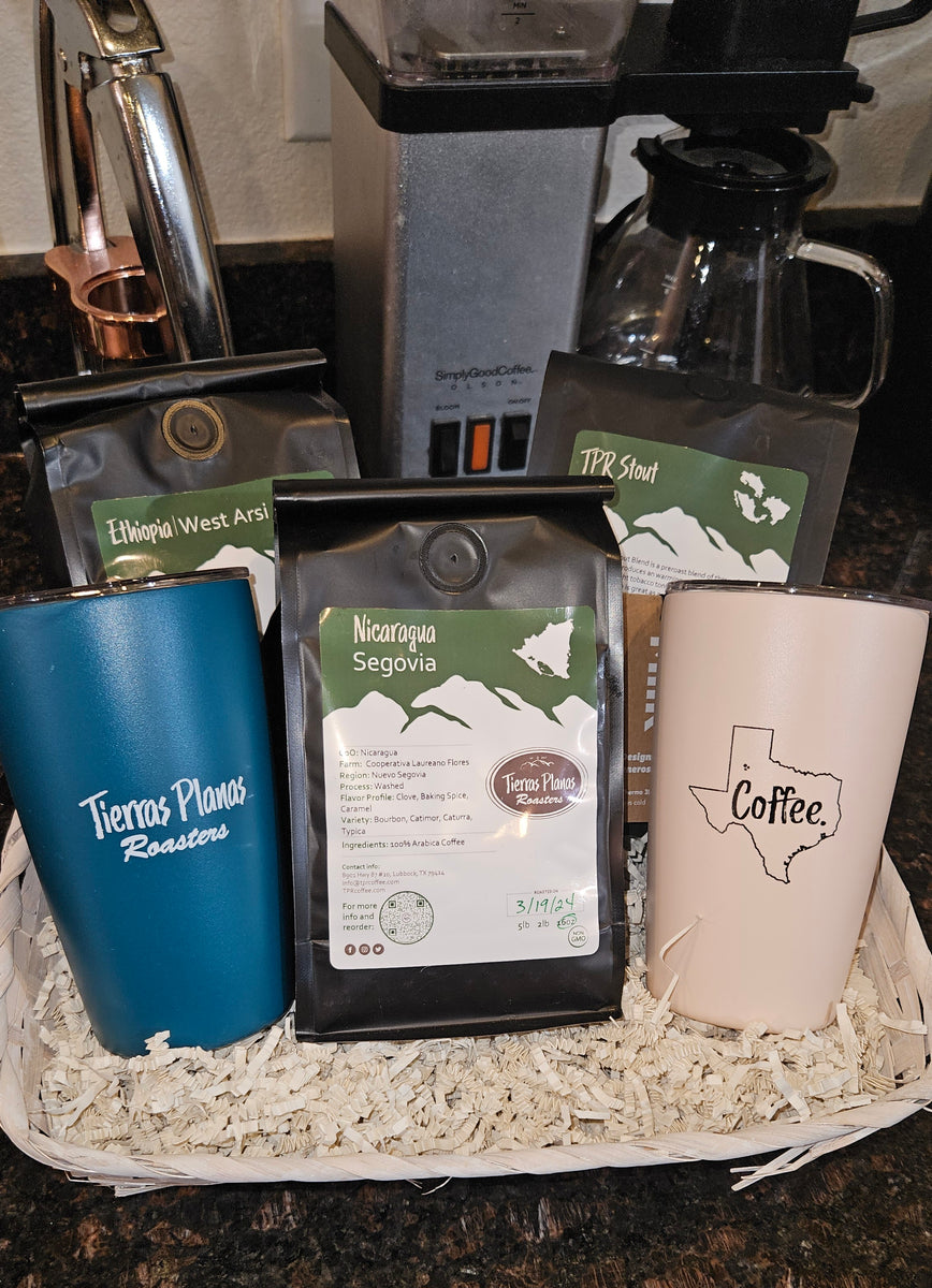 Coffee Gift Basket – Tierras Planas Roasters